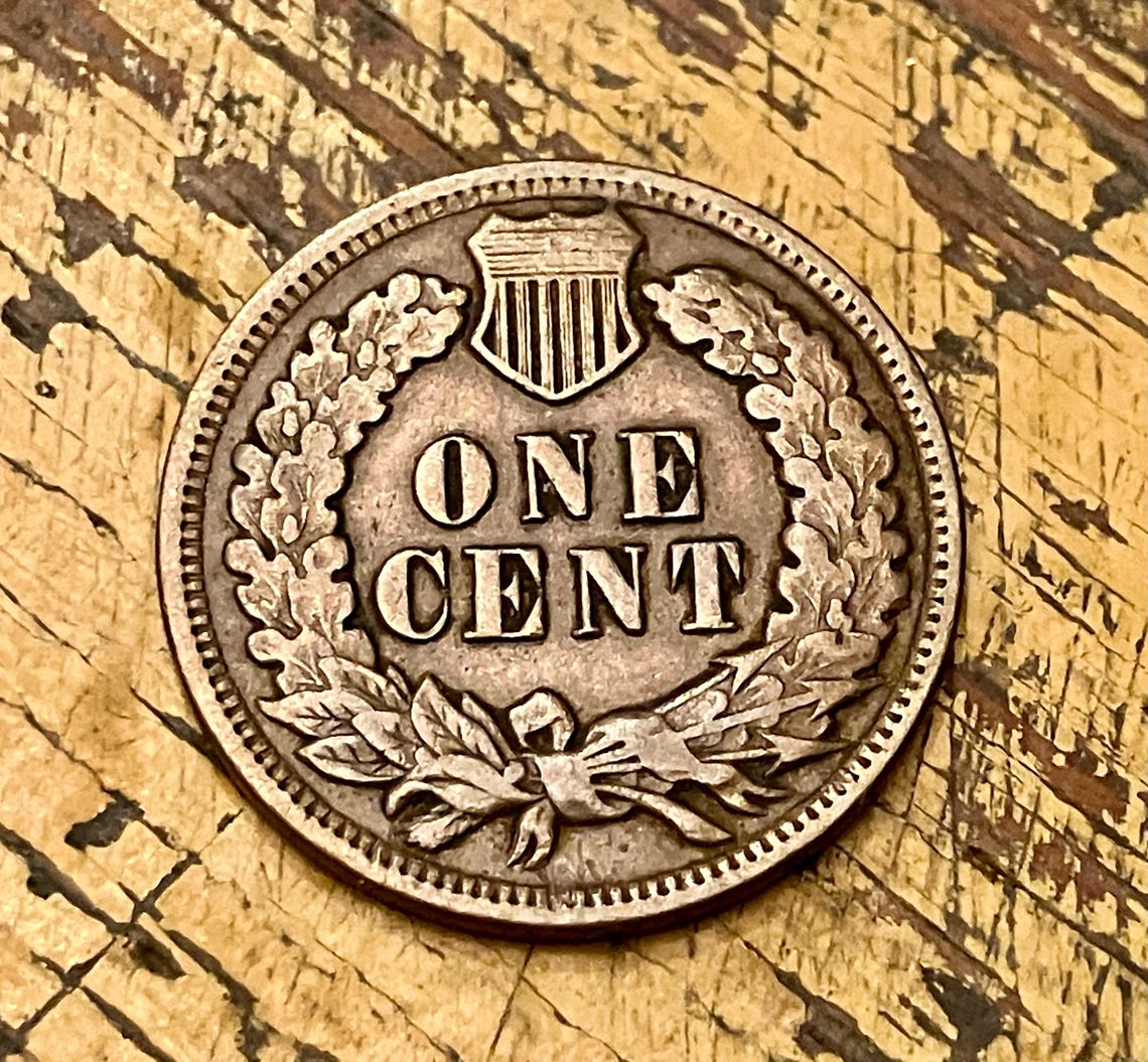 1902 Indian Head Cent Penny Small Cent Full Liberty Coin Numismatic ...