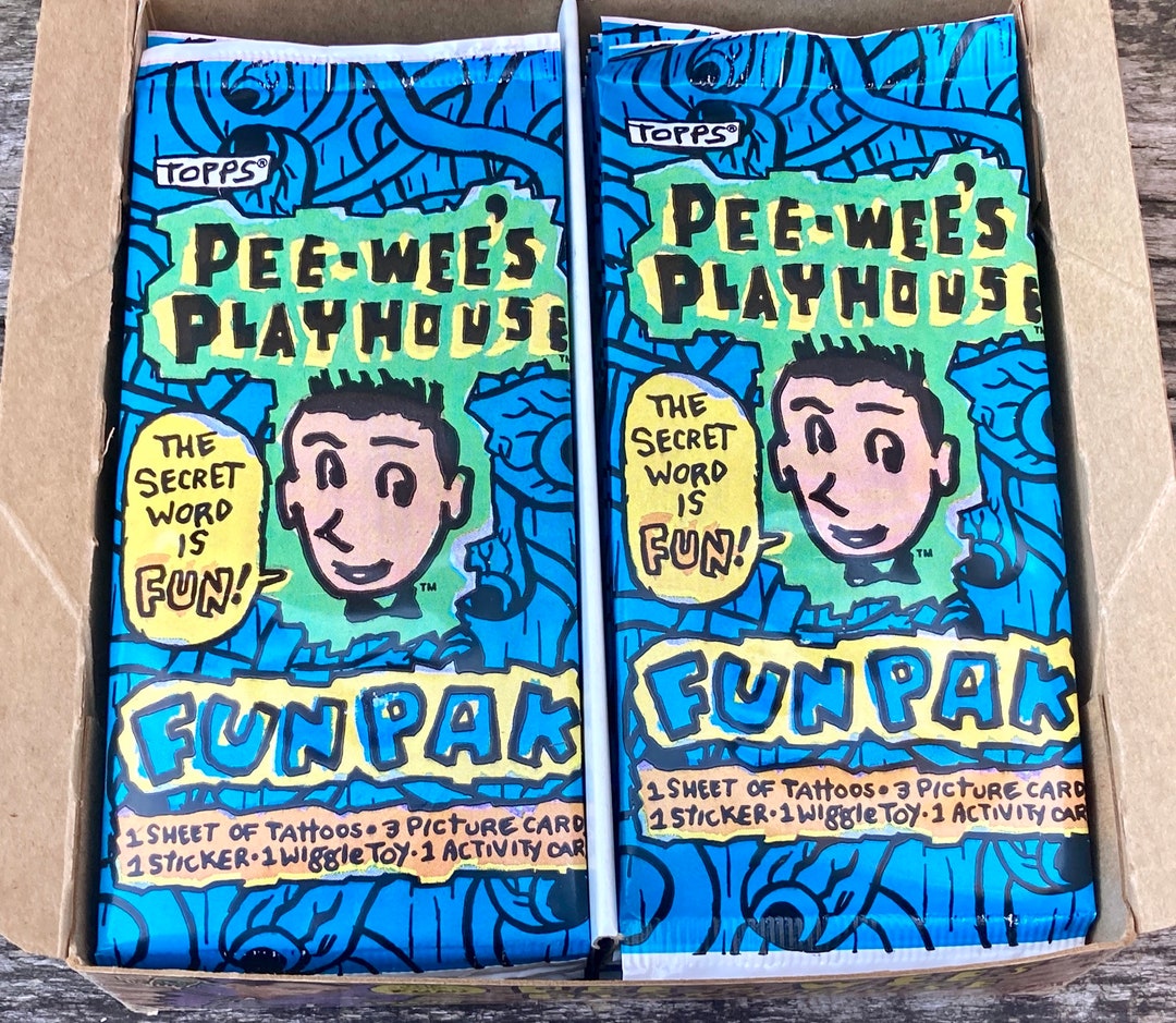 Price per Pack Original Vintage Pee Wee Playhouse Pee Wee - Etsy