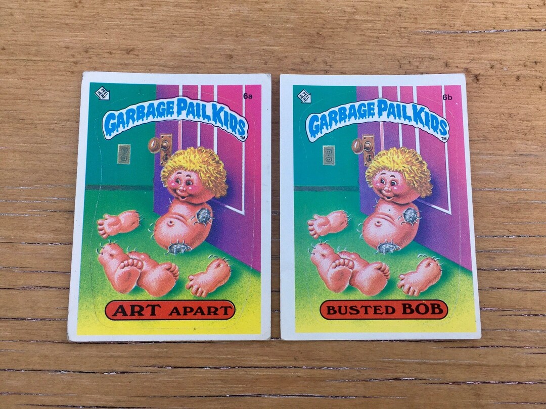 Garbage Pail Kids Choice Art Apart 6a or Busted Bob 6b Original Series ...