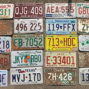 License Plate Choice South Dakota, Florida, Colorado, Illinois, Nevada ...
