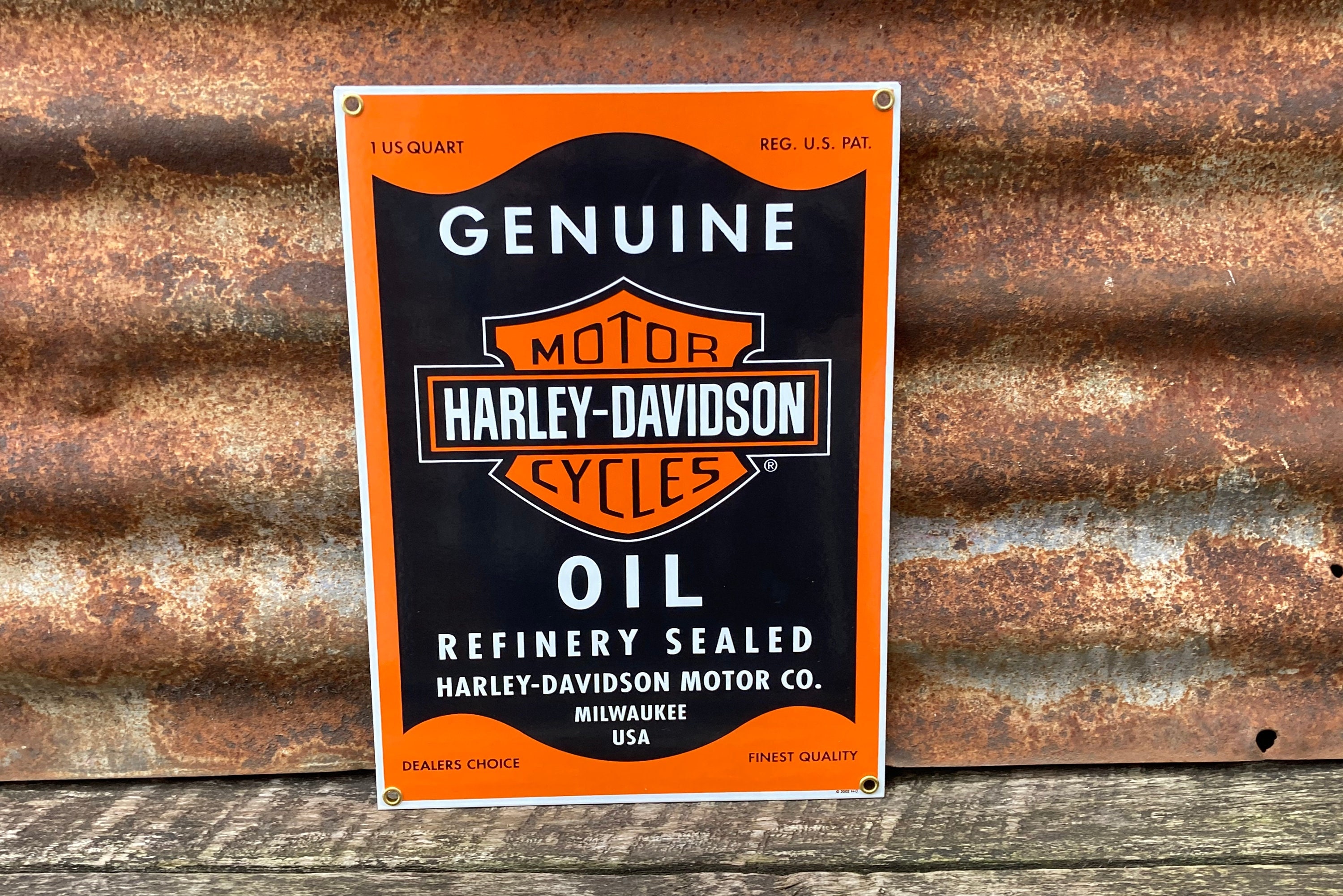 Old Harley Davidson Signs