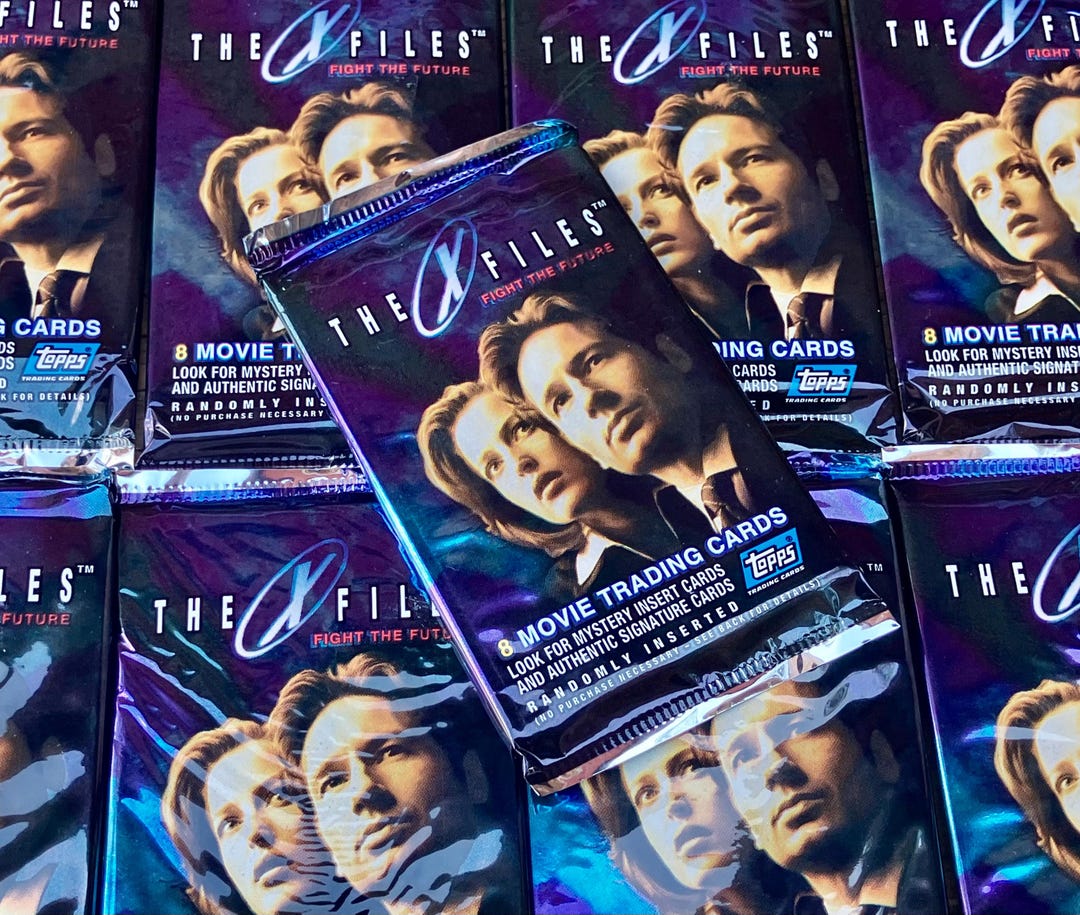 The X Files Movie Trading Cards Fight the Future Topps Unopened Packs ...