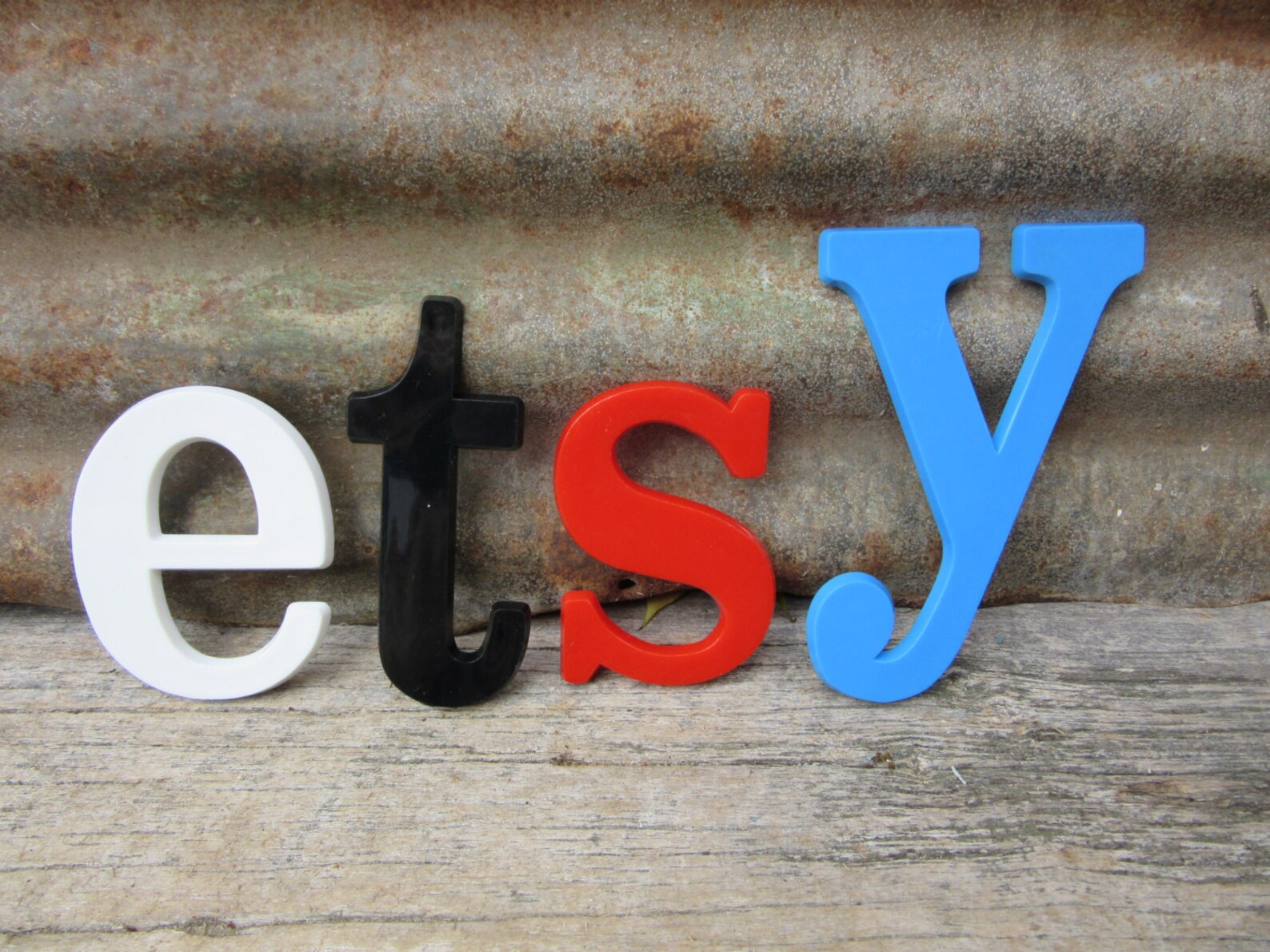 Vintage Letter Sign Lower Case 4 Inch Letter E Sign Black Plastic ...