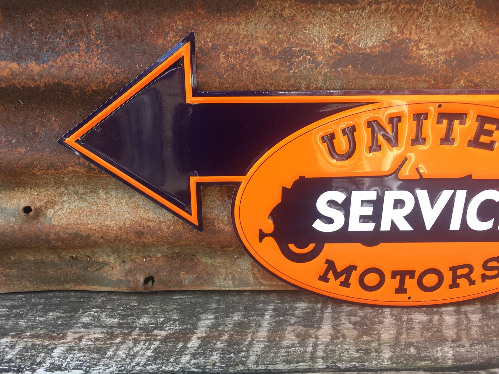 Reproduction Sign United Motors Service 9 X 23 1/2 Inch - Etsy Canada