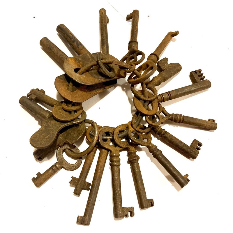 Antique Old Keys for Sale - Etsy