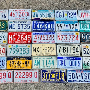 Your Choice of Old License Plates Lots to Choose From View Photos Cheap ...