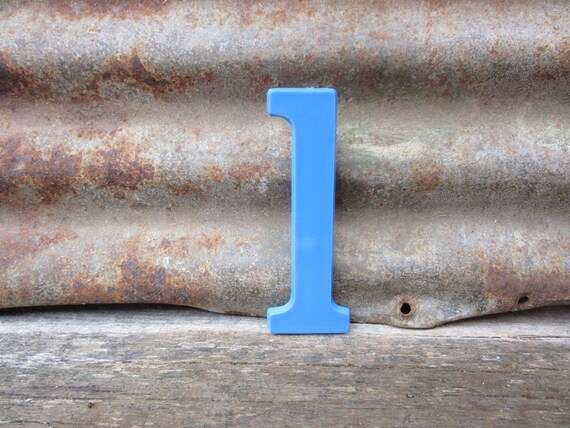 Number Sign Marquee Vintage Sign 6 Inch Number 1 One 1 Sign | Etsy
