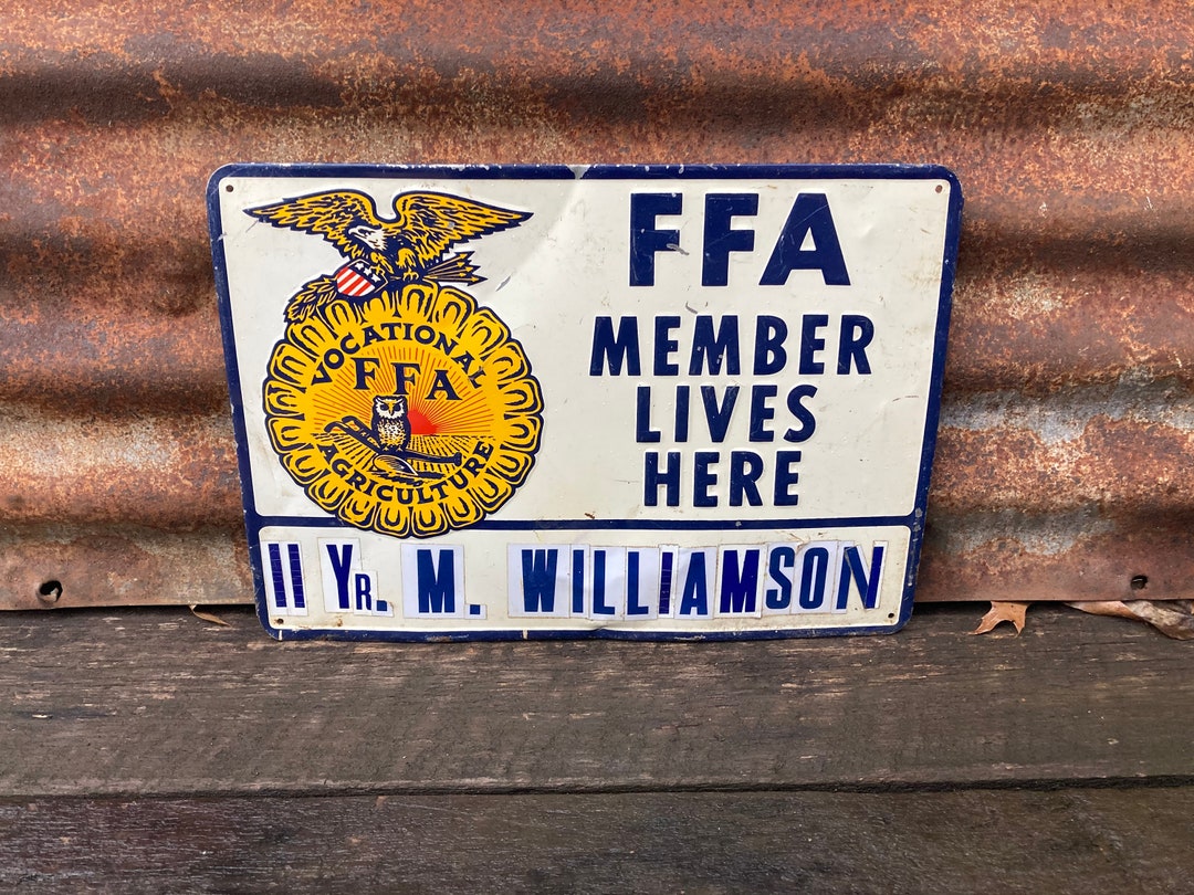 Vintage Future Farmers Agriculture Sign Farming Sign Antique Farm Sign ...