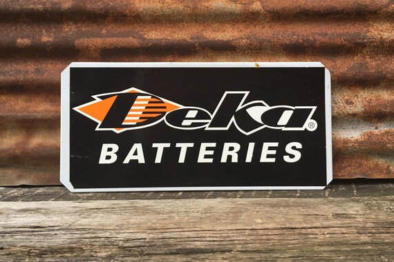 Vintage Deka Batteries Display Rack Sign Car Auto Metal Sign - Etsy