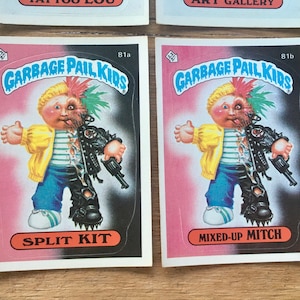 Choice of Garbage Pail Kids Tattoo Lou, Art Gallery, Split Kit, Mixed ...