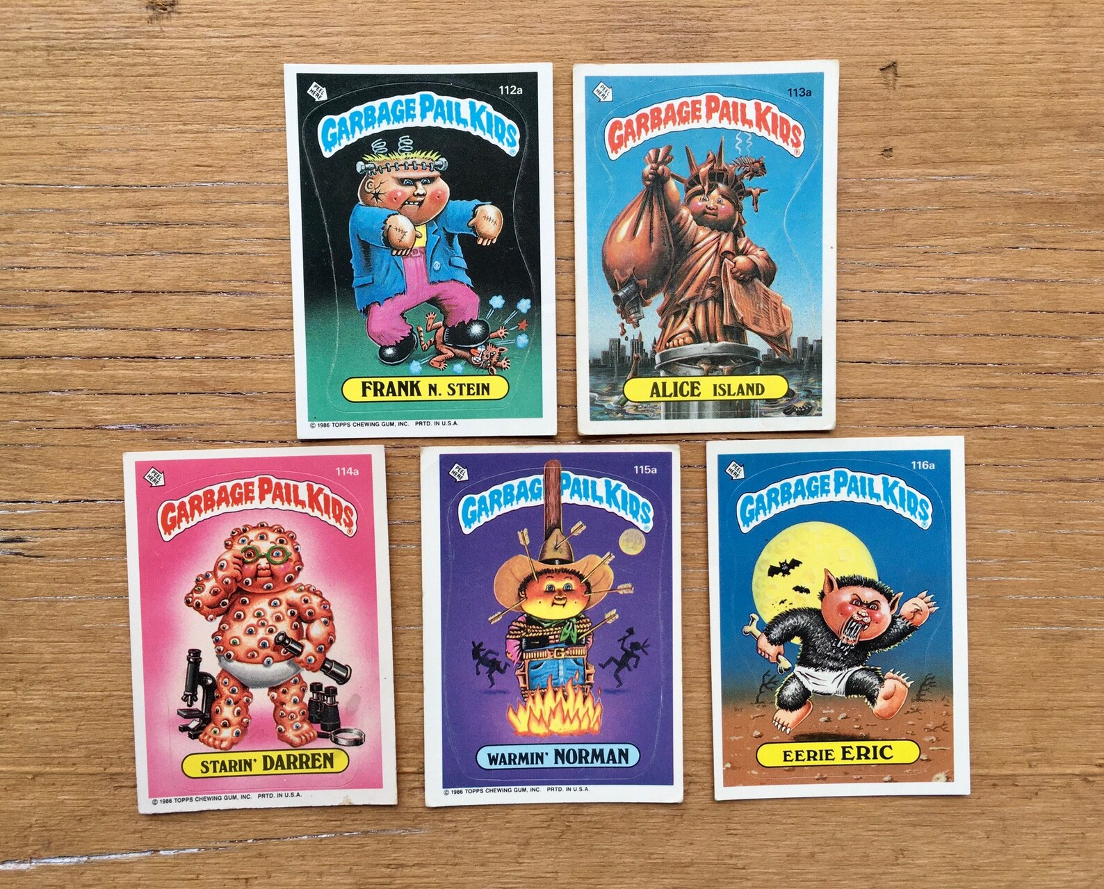 Garbage Pail Kids Card Choice Frank N Stein Alice Island - Etsy