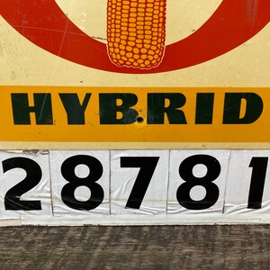 Vintage Funks Hybrid Corn Seed Sign Corn Farming Sign Vintage Painted ...