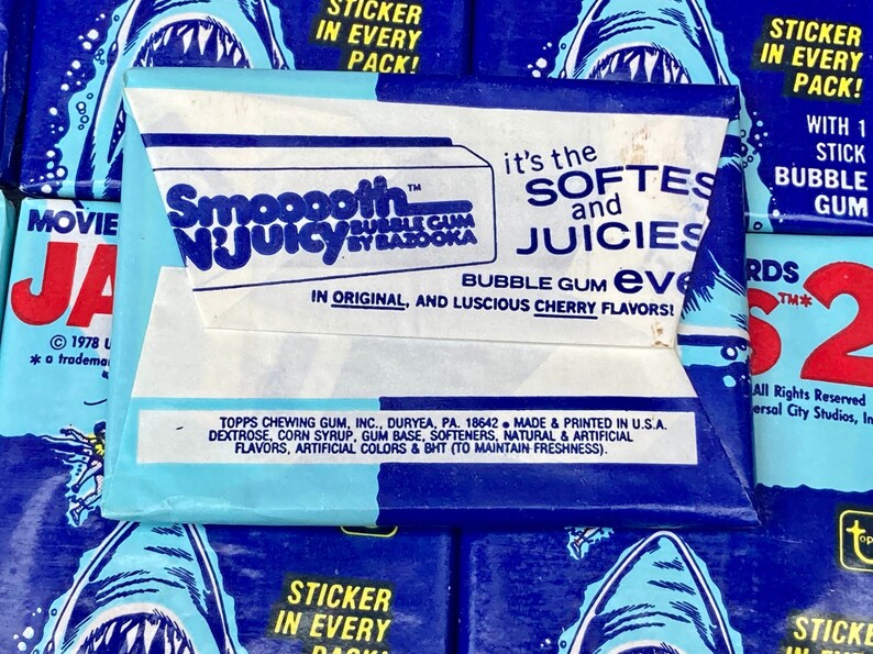 Vintage Jaws Movie Cards Jaws Part 2 Topps Pack of Cards 1978 Unopened ...