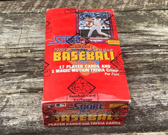 Original Vintage Baseball Cards Score 1990 Unopened Box Bbce | Etsy