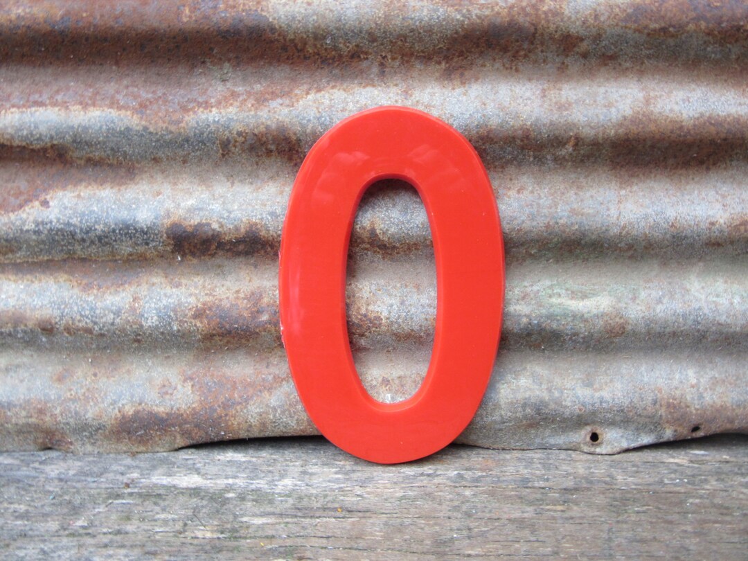 Vintage Marquee Sign Large 10 Inch Letter O Sign Red Simple Font ...