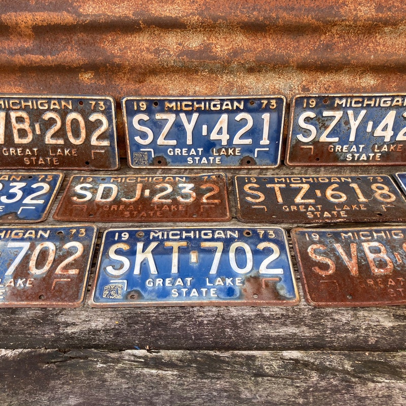 Antique Rust Plates - Etsy