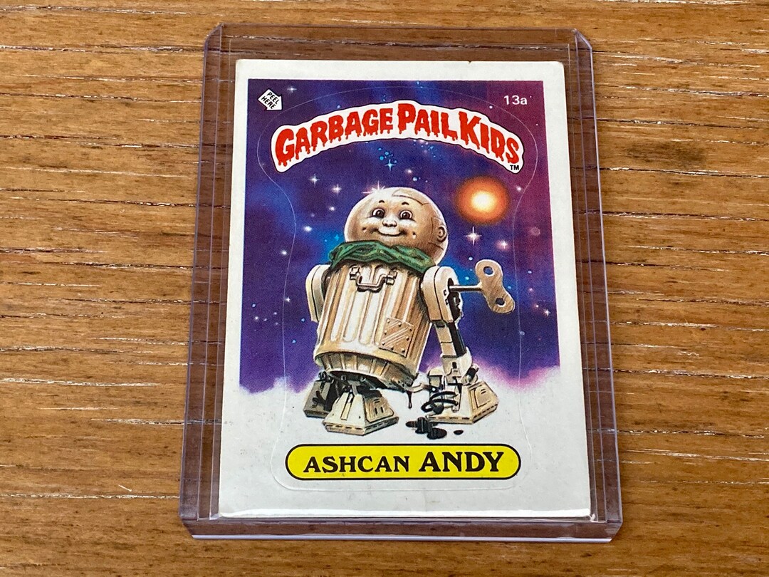 Vintage Garbage Pail Kids Card Ashcan Andy 13a Original Series 1 Card ...