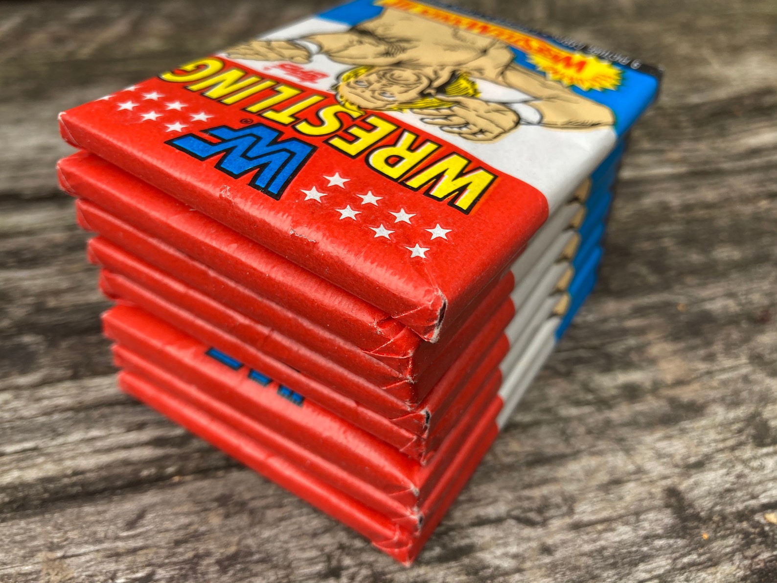 Vintage WWF Cards Wrestling 1 Pack of Cards Topps 1987 Unopened Pack of ...