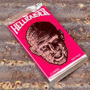Hellraiser Pack of Cards Pinhead Horror Movie Cards 1992 Scary Movies ...