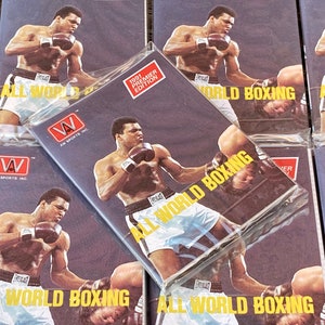 Vintage Boxing Cards 1 Pack of Cards 1991 Unopened 1980s 1990s All ...