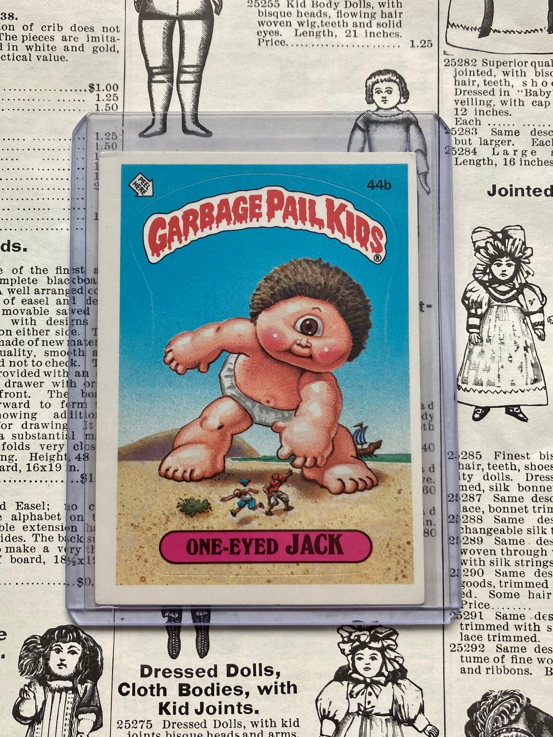 Garbage Pail Kids Card One Eyed Jack 44b Original Series 2 Card Vintage ...