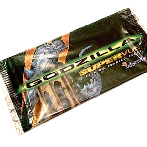 Vintage Godzilla Movie Trading Cards Cards 1998 Unopened Pack of Cards ...
