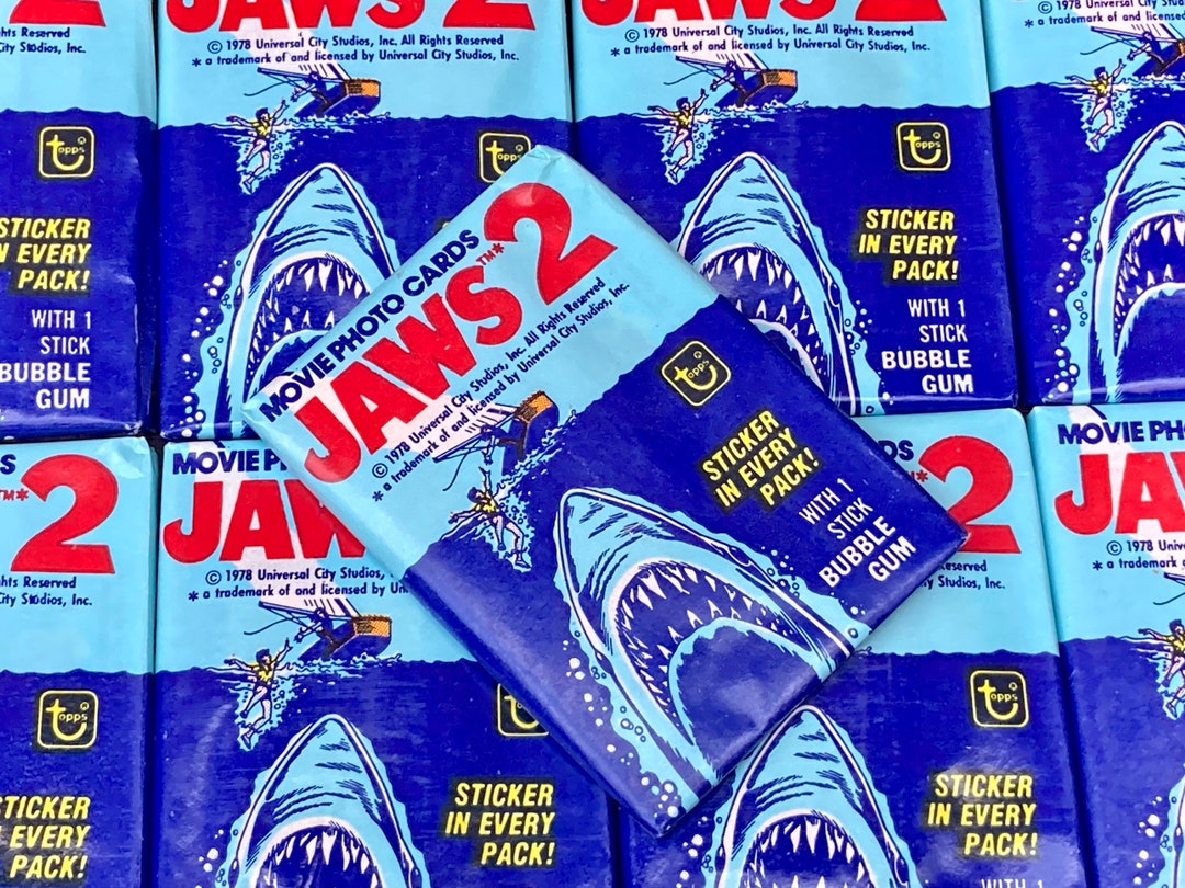 Vintage Jaws Movie Cards Jaws Part 2 Topps Pack of Cards 1978 Unopened ...