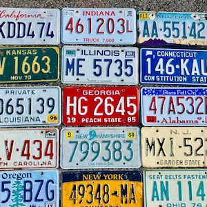Your Choice of Old License Plates Lots to Choose From View Photos Cheap ...