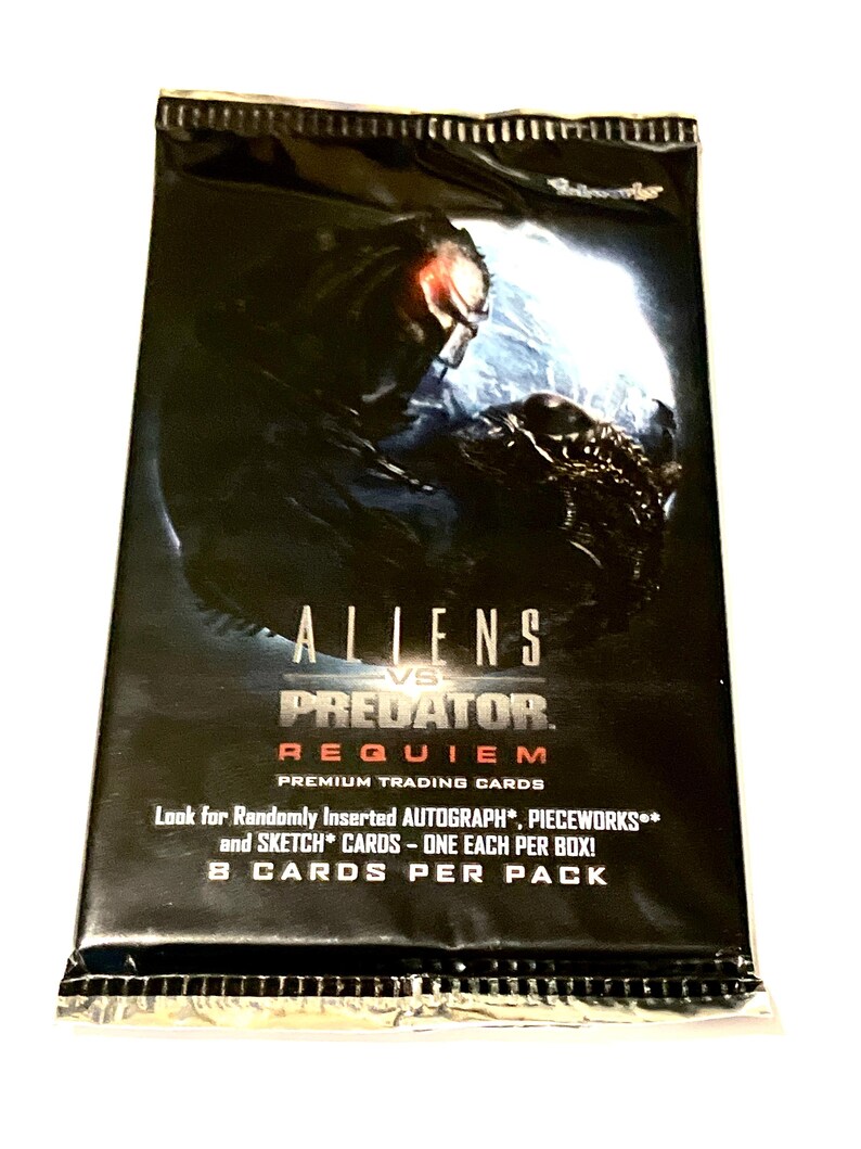 Vintage Aliens Vs Predator Trading Cards: Unopened Foil Pack ...