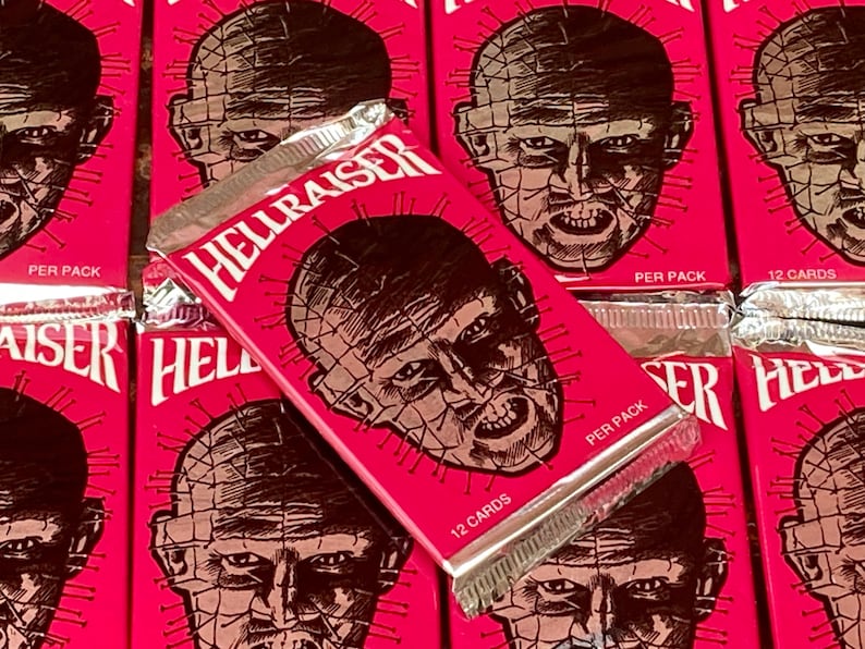Hellraiser Pack of Cards Pinhead Horror Movie Cards 1992 Scary Movies ...