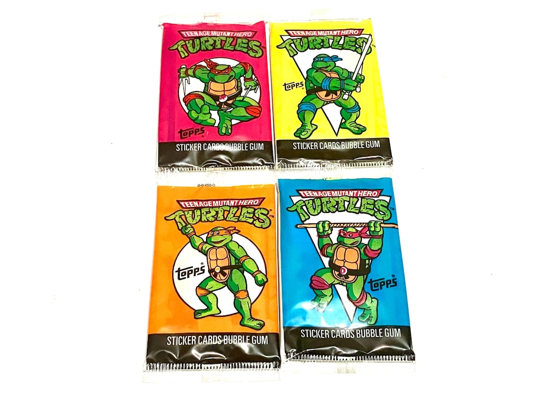 Vintage Teenage Mutant Ninja Turtle Cards Original Made in Ireland ...