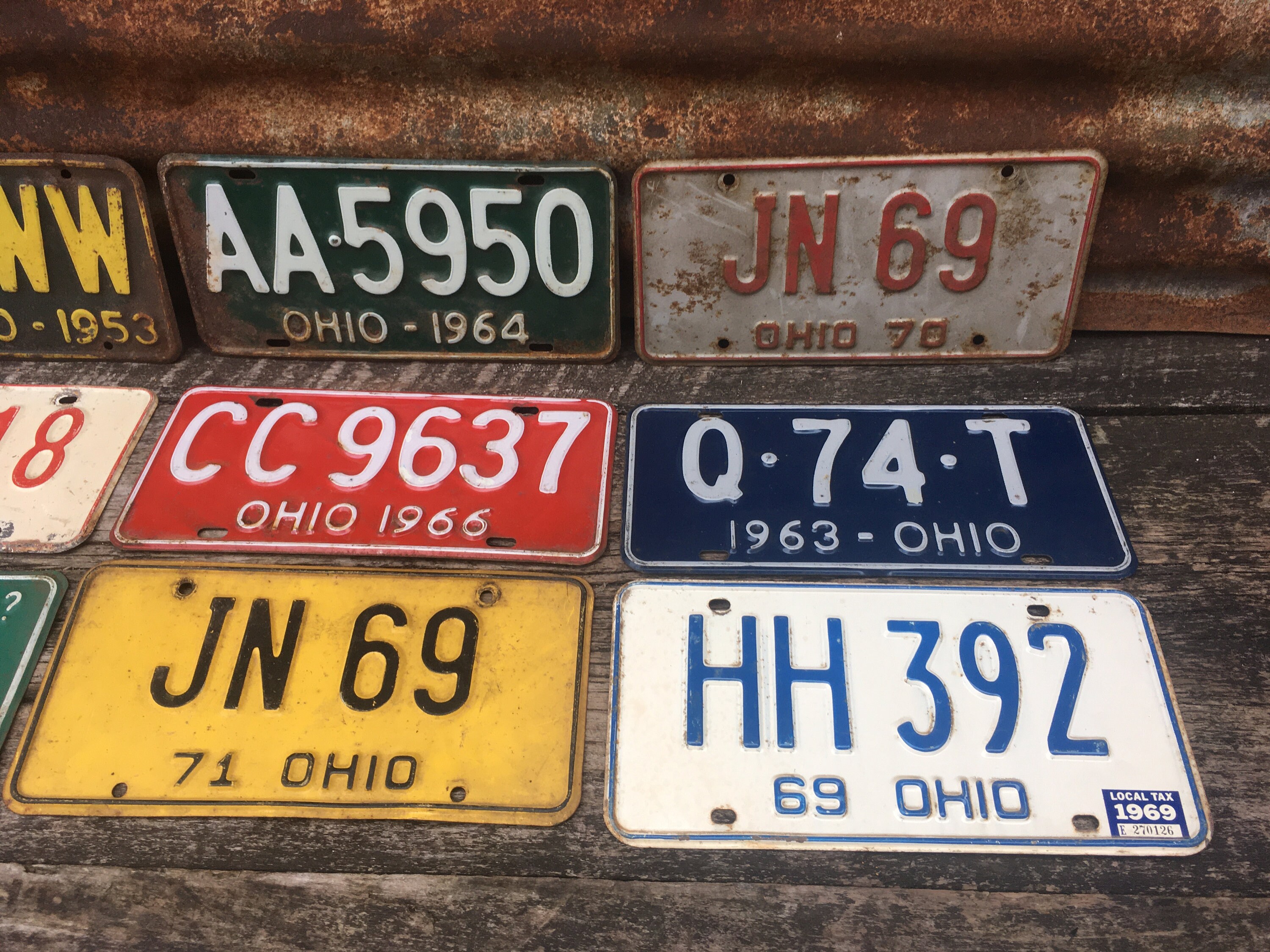 Choice of Ohio License Plate 1967 1953 1964 1970 1969 | Etsy