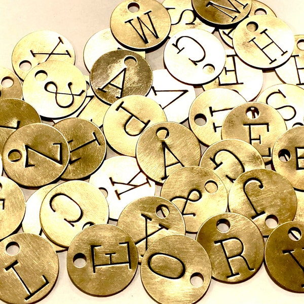 Brass Name Tag Key Chain - Etsy