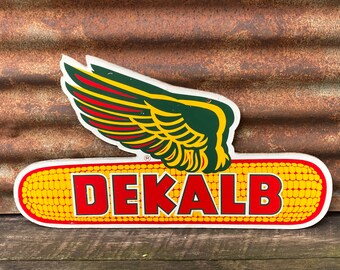 Memorabilia Free ShippingMade in USA Dekalb Corn Vintage Look New Metal ...