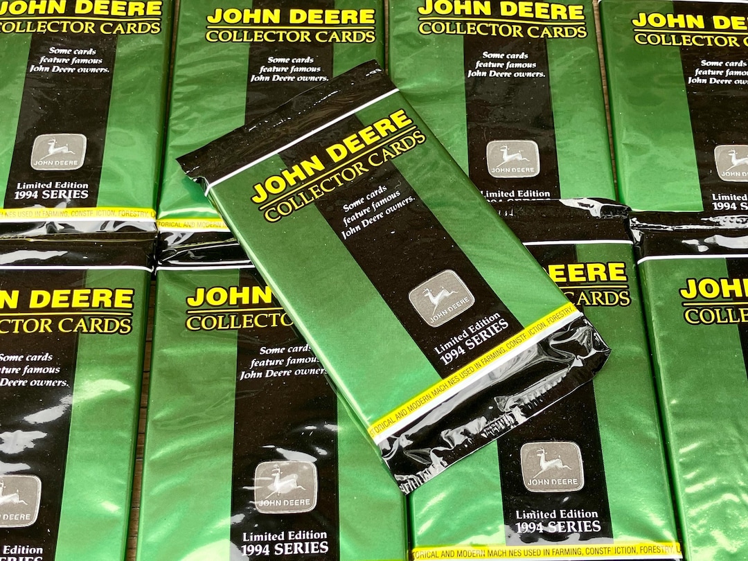 Vintage John Deere Farm Equipment Trading Cards 1990s Unopened Pack of ...