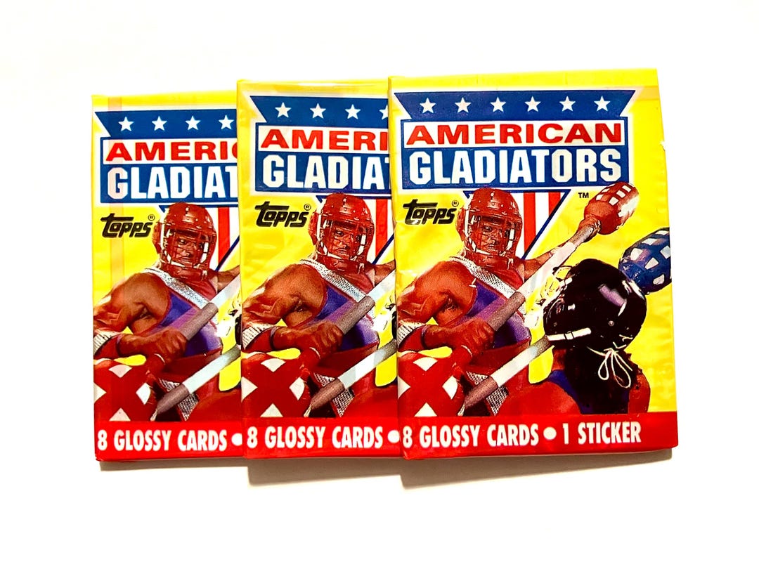Vintage American Gladiators Trading Cards Topps Card Vintage Cards 1991 ...