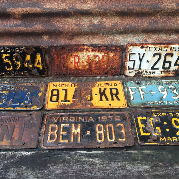 1956 Georgia License Plate - Etsy