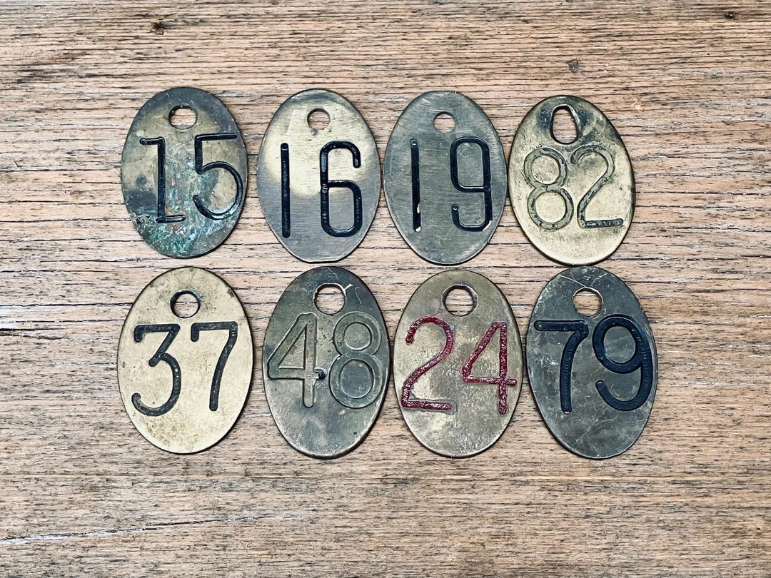 Choice Number of Tag 15, 16, 19, 82, 37, 48, 24 or 79 Authentic Cattle ...