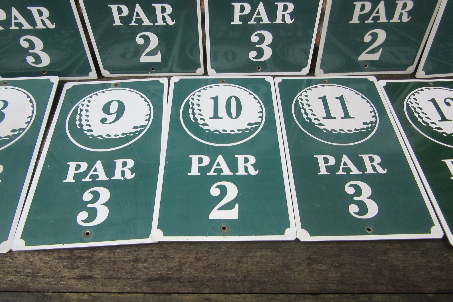 Vintage Metal Golf Course Hole Signs Miniature Golf Hole - Etsy