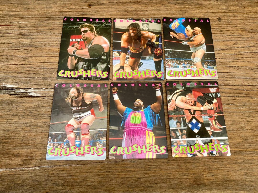 Choice of Wrestling Cards Diesel, Adam Bomb, Baston Booger, Earthquake ...
