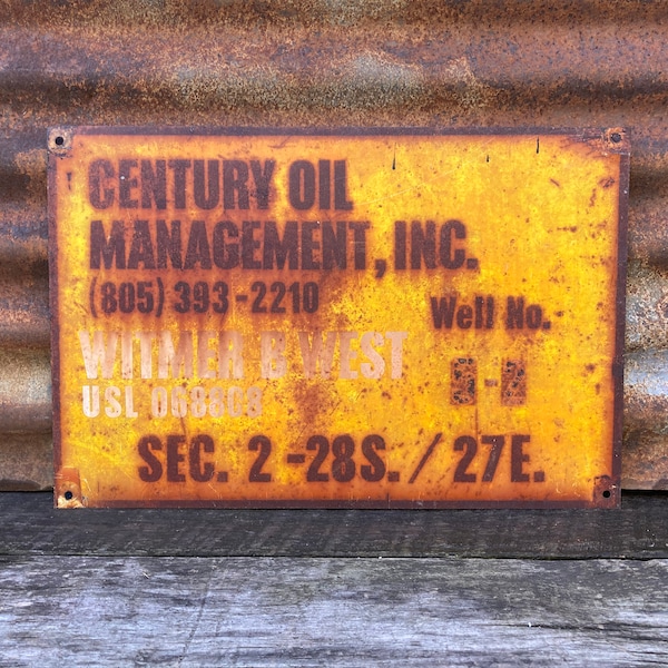 Oil Well Signs - Etsy