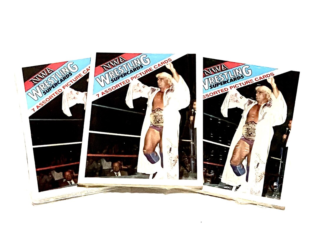 Vintage NWA Wrestling Card Packs of Picture Cards 1988 Wonderama Jim ...