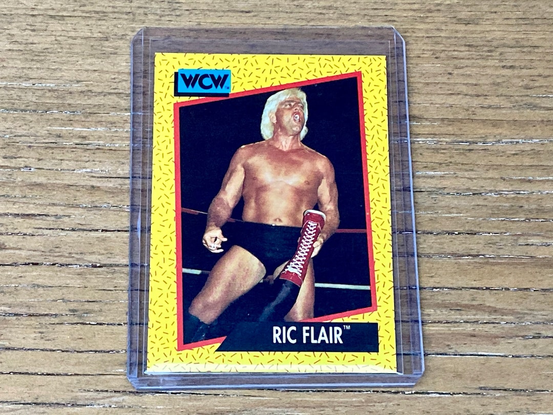 Authentic Nature Boy Ric Flair Trading Card Wrestler 1991 Professional ...