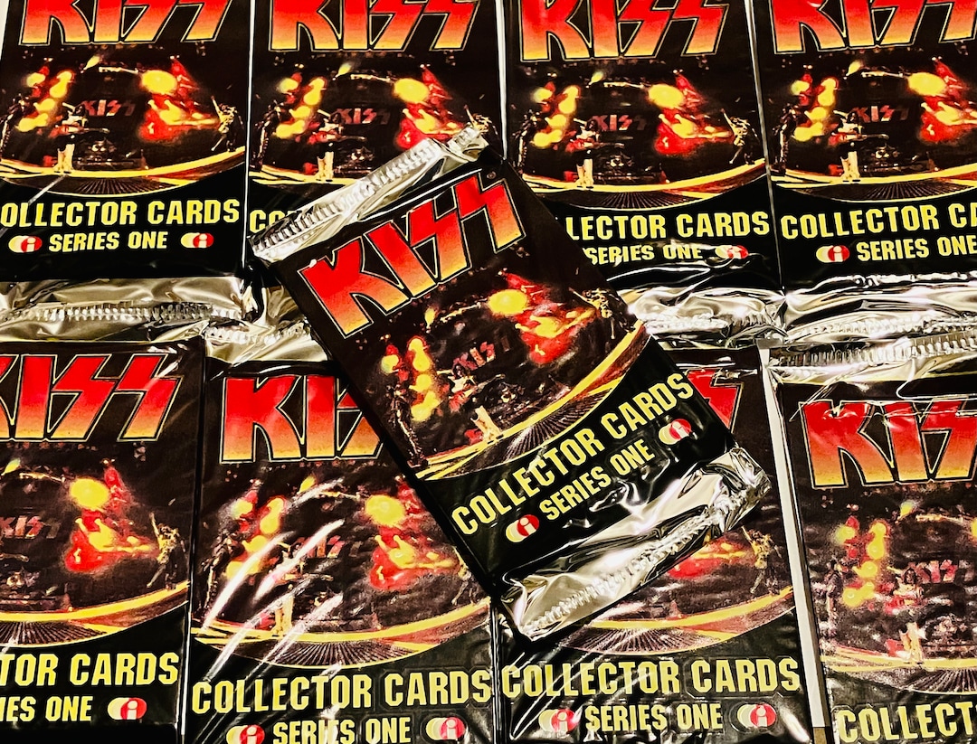 Vintage KISS Trading Cards Officially Licensed 1 Pack of Cards Unopened ...