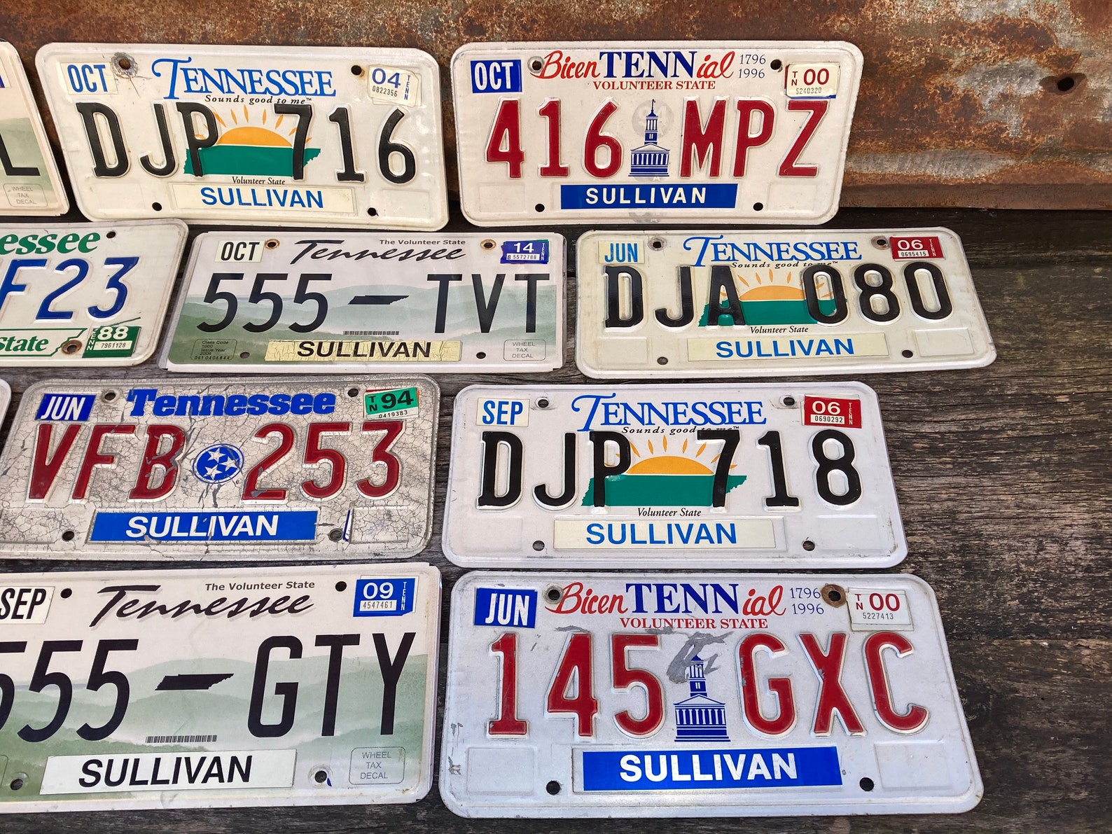 Choice of Tennessee License Plate Vintage License Plate TN | Etsy