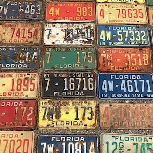 Choice Florida License Plate 1940s 1950s 1960s 1970s 1980s Vintage ...