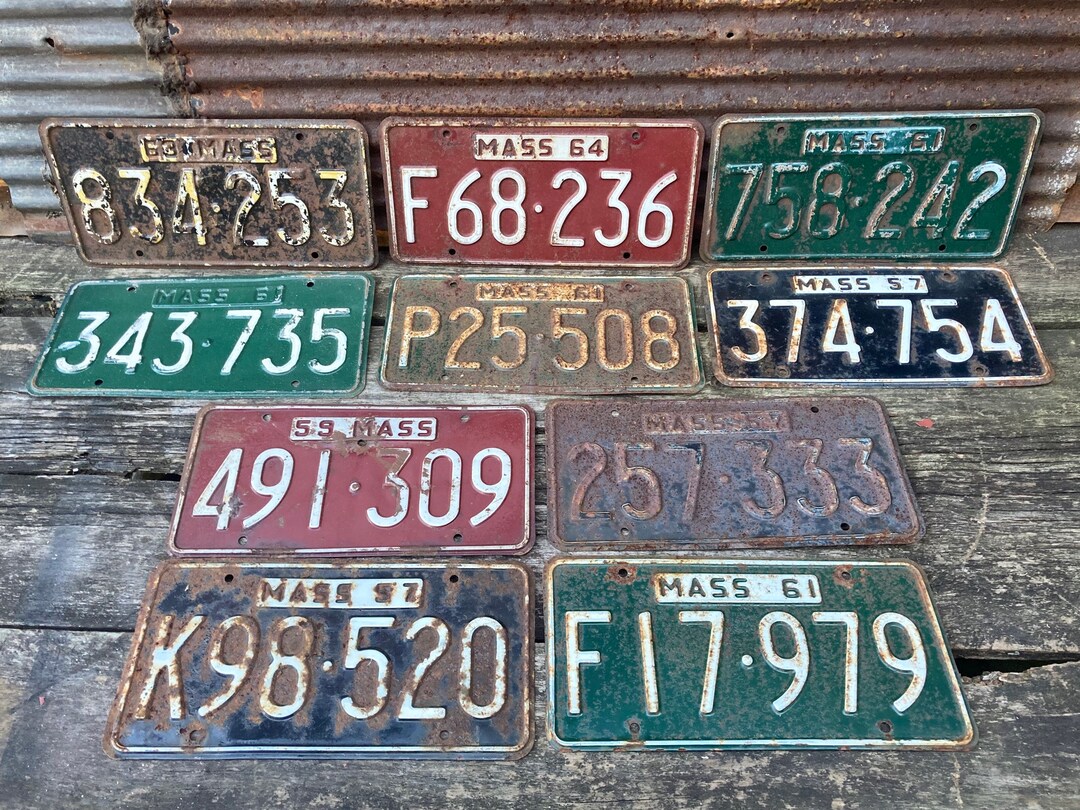 Choice of License Plate Massachusetts License MA License Plate Mass ...