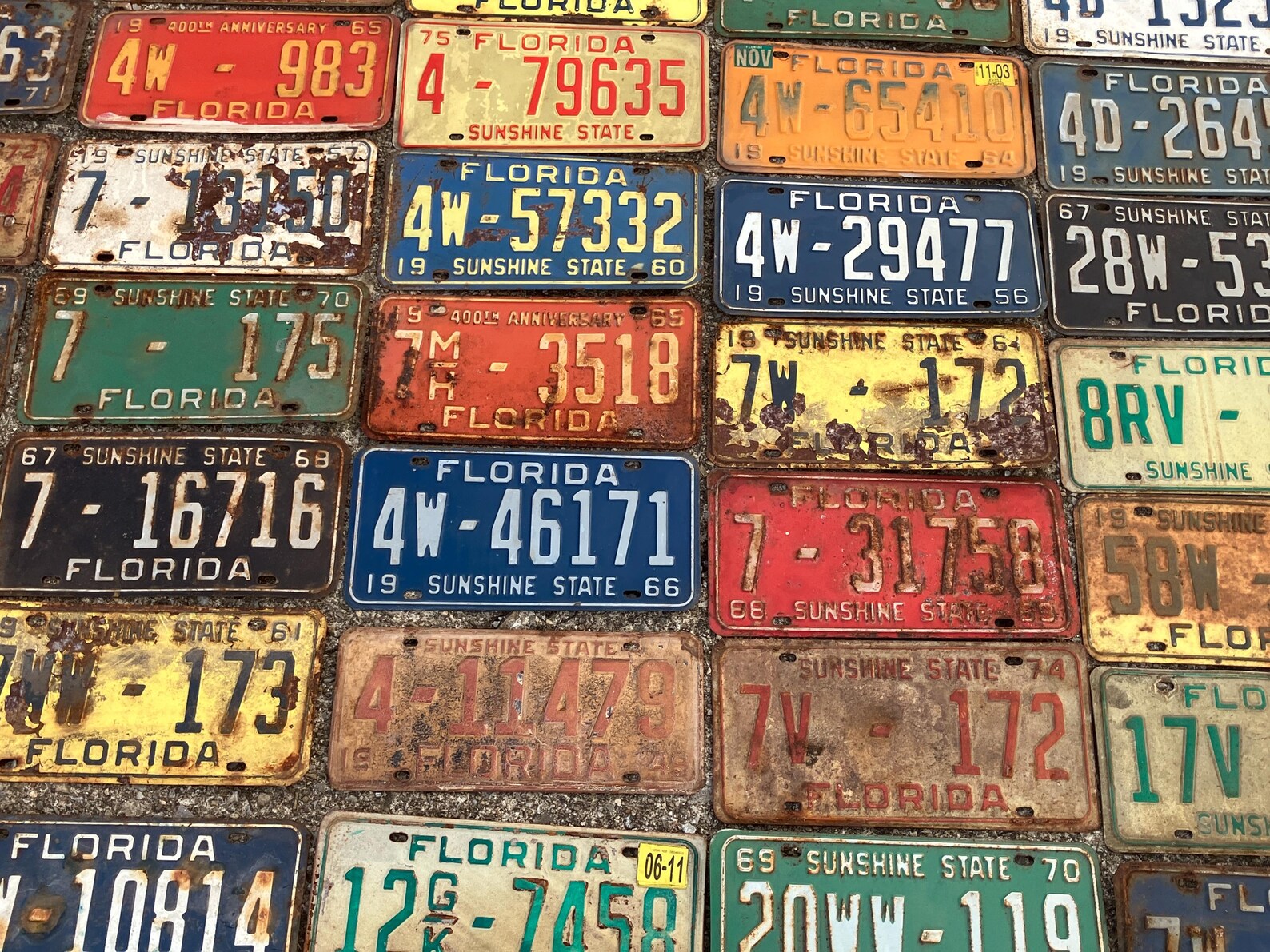 Choice Florida License Plate 1940s 1950s 1960s 1970s 1980s Vintage ...