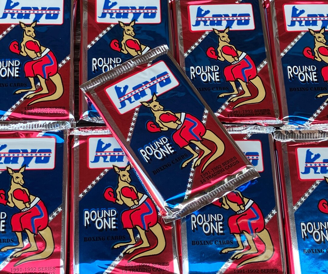 Vintage Boxing Cards 1 Pack of Cards 1991-1992 Unopened 1980s 1990s ...