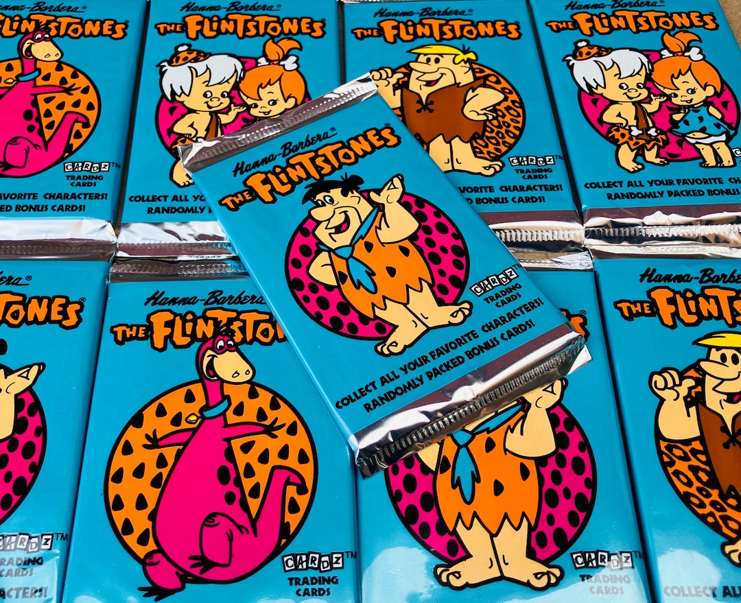 Vintage the Flintstones Pack of Cards Cartoon TV 1993 Cardz Hanna ...